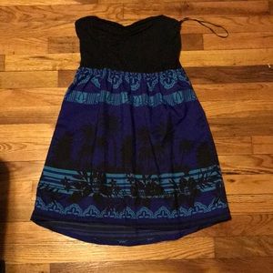 Roxy | Dresses | Roxy Strapless Summer Dress | Poshmark